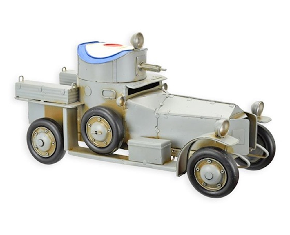 Blechmodell Nostalgie Panzerwagen aus Ersten Weltkrieg aus Blech Höhe ...
