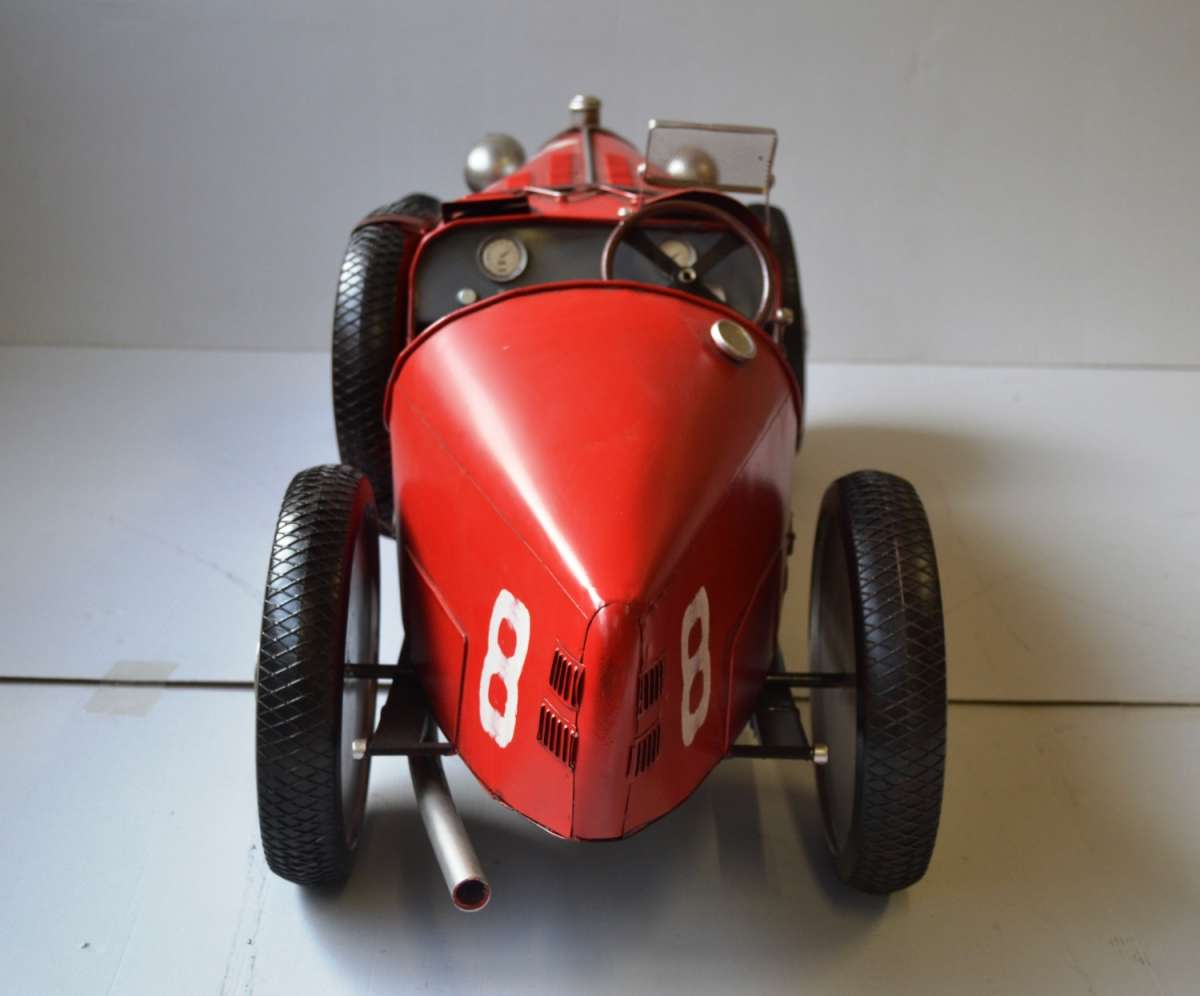 Nitsche Blechauto Nostalgie Modellauto L 120 cm Oldtimer Bugatti Type ...
